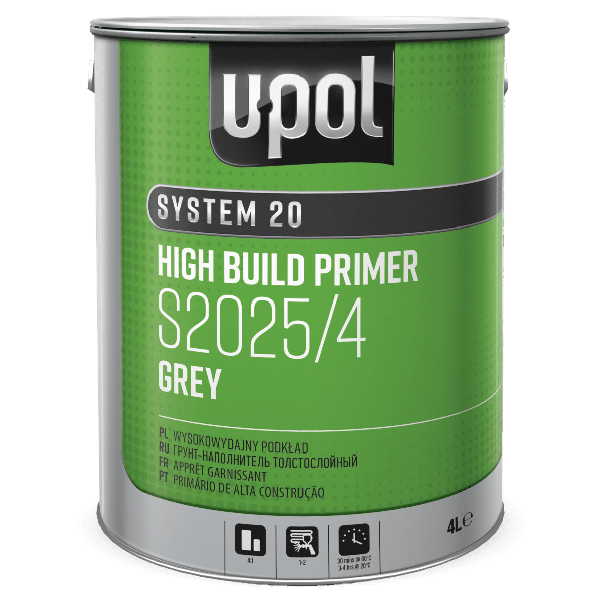 S2025 4:1 ECO GREY PRIMER 4L - Autopaint
